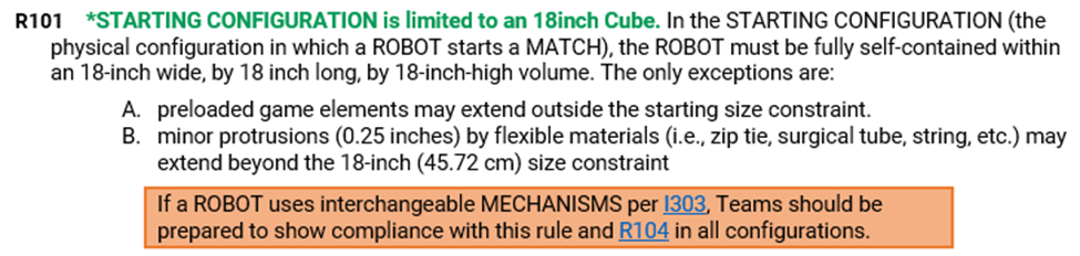Important Season Update - Game Manual Changes
